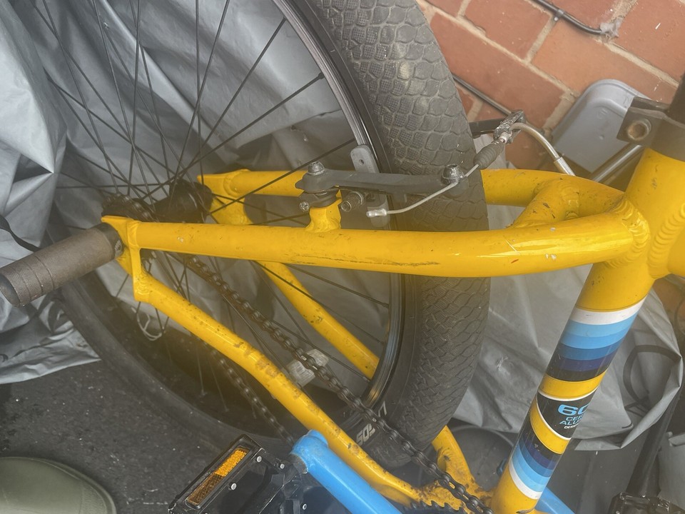 CUSTOM SE BLOCKS FLYER - 26 Inch Big Wheel BMX Wheelie Bike,yellow and ...