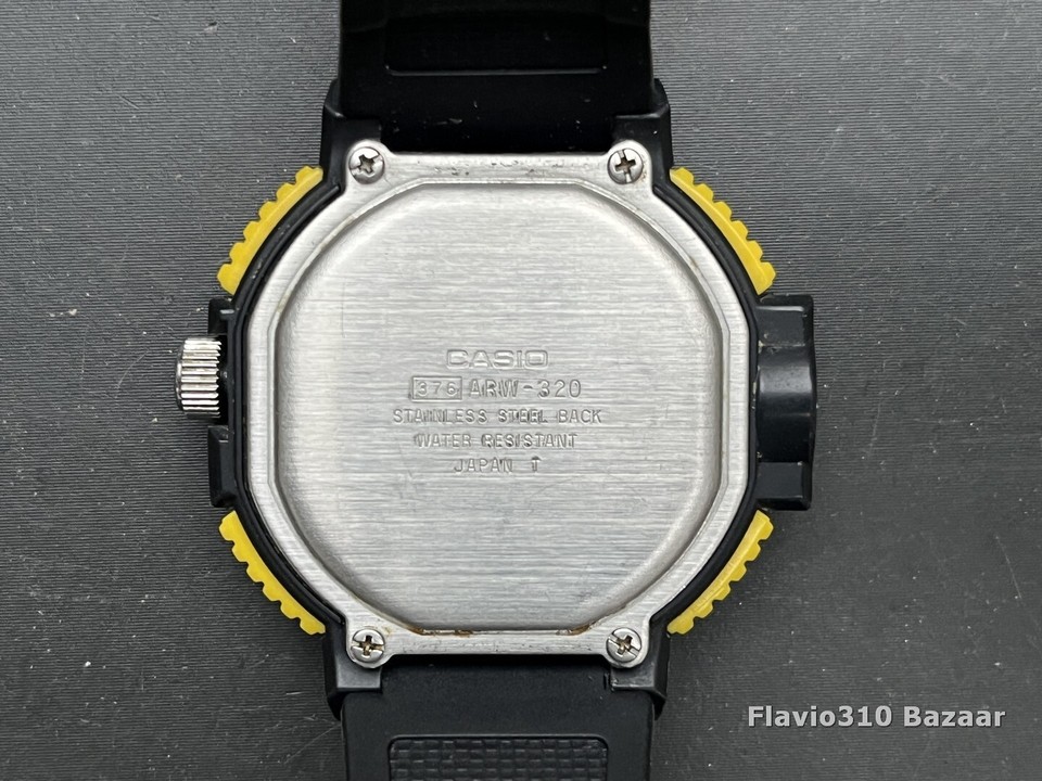Very Rare 1989 CASIO ARW-320 (376) Japan T Alti-Depth Meter - New ...