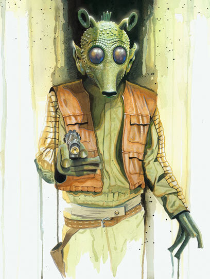Star Wars Greedo Drawing