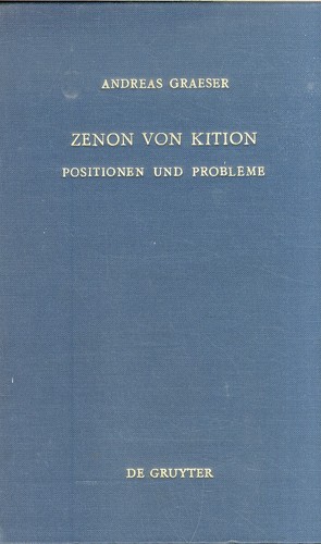 Zenon von Kition - [Verlag von Walter de Gruyter & Co.] | eBay