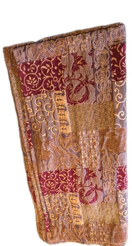 CROSCILL DAMASK GALLERIA RED GOLD SCROLL PATCHWORK BROCADE SHOWER CURTAIN 72x75 | eBay