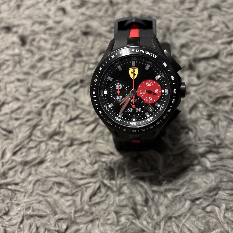 without tags Scuderia Tachymeter Ferrari Watch | eBay