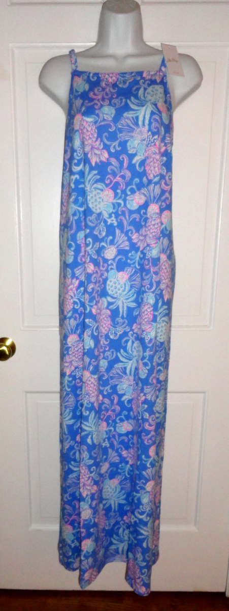(取寄) リリー ピュリッツァー レディース カイリー マキシ ドレス Lilly Pulitzer women Kyleigh Maxi Dress Sunwashed Blue Citrus Crush NWT LILLY PULITZER SUNWASHED BLUE CITRUS CRUSH KYLEIGH MAXI DRESS