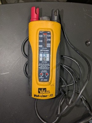 Ideal Vol-Con XL 61-086 Voltage AC/DC Tester 600V Continuity Tester ...