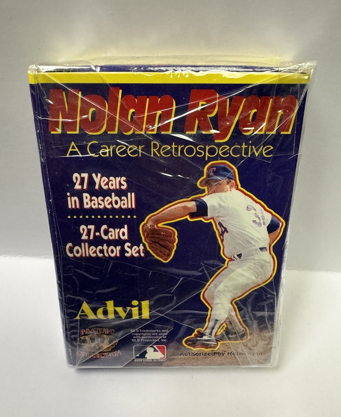 1996 Nolan Ryan "A Career Retrospective" 27 Card Set - Advil Factory ...
