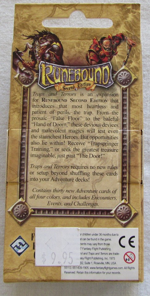 New Runebound Board Game Traps and Terrors Challenge Expansion 2nd Ed ...