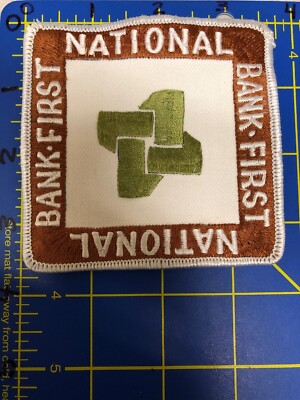 Vintage First National Bank Logo Patch 1st FNB F.N.B. Corporation ...