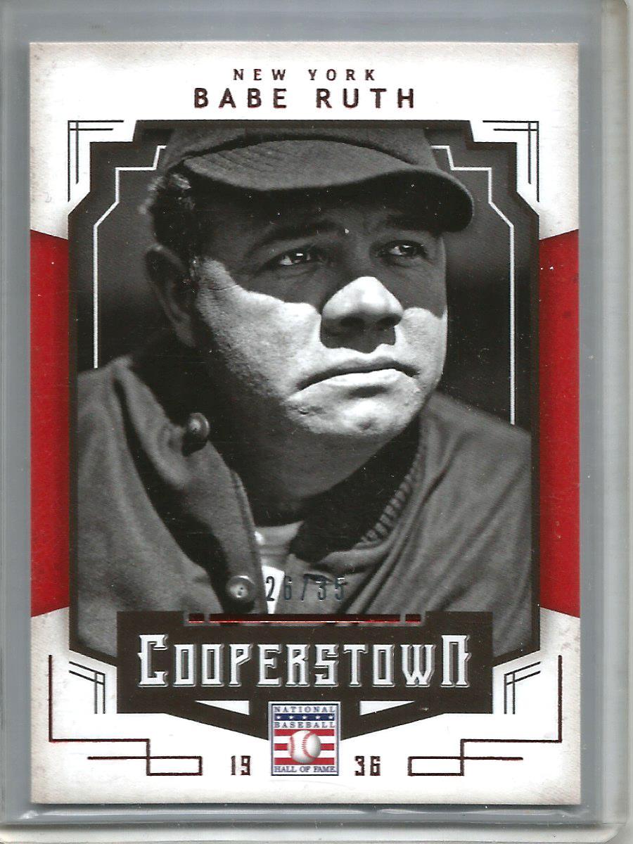 Babe Ruth 2015 Panini Cooperstown Red Foil #26/35 | eBay