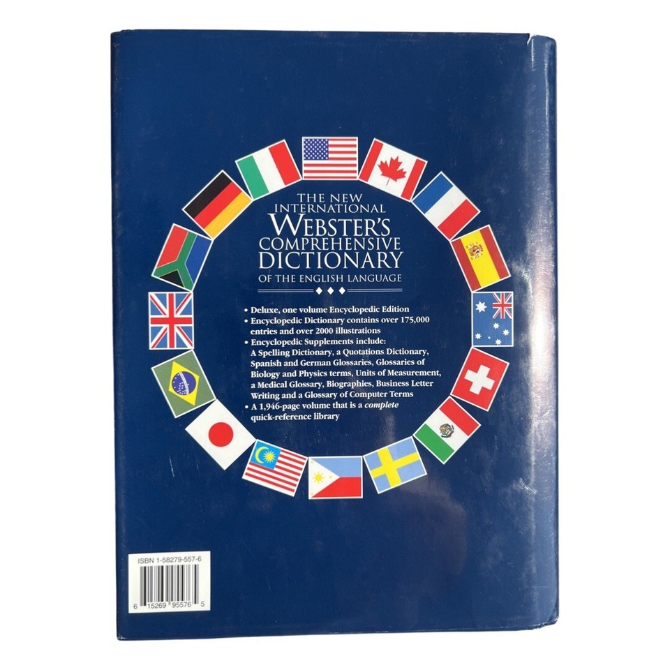 Webster’s New International Comprehensive Dictionary Hardcover Deluxe ...