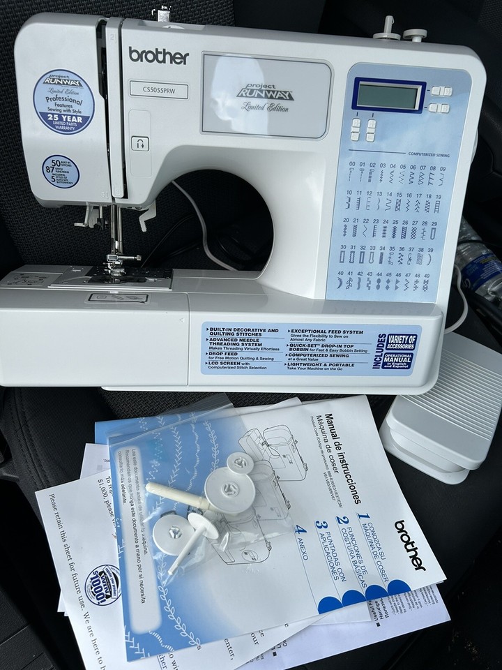 Brother CS5055PRW Computerized Sewing Machine. Very Clean Condition ...