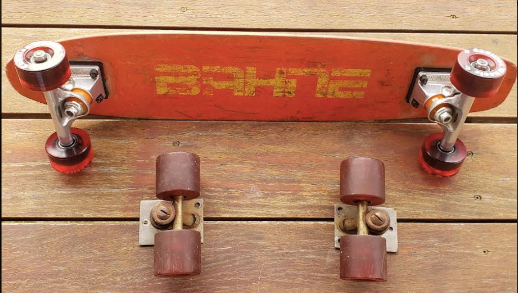 Bahne Orange 70s Skateboard Vintage | eBay