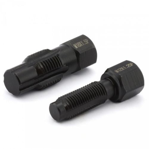 OXYGEN / LAMBDA SENSOR EXHAUST THREAD CHASER TAP SET M12 x 1.25mm M18 x ...