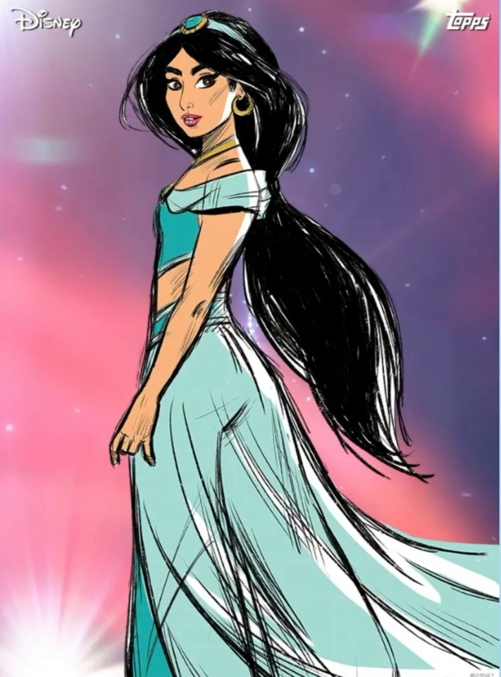 Disney Collect Topps Digital Princess Ink Series 1 Master Set w/Awards ...