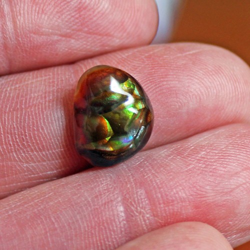 Fire Agate Gem AAA Quality from Slaughter Mountain Arizona 7.28 ct. | eBay