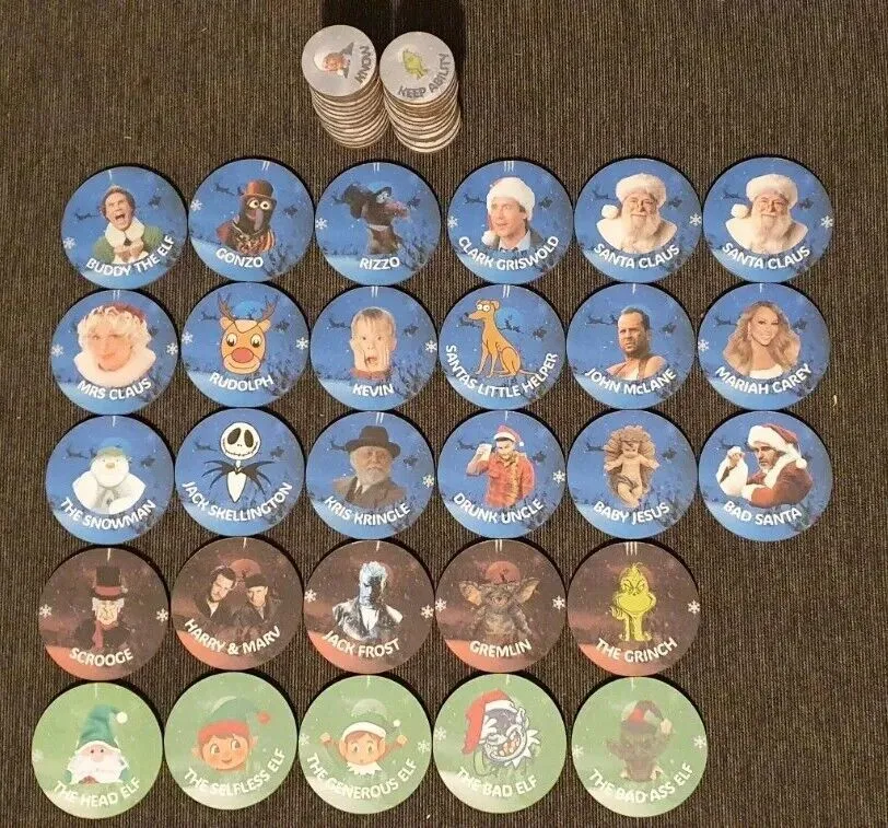 Christmas Tokens - suitable for Blood On The Clocktower | eBay