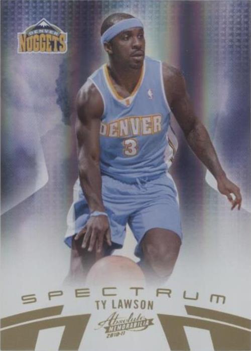 2010-11 Absolute Memorabilia - Ty Lawson #73 Spectrum /100 for sale ...