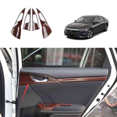 Peach Wood Grain Inner Door Handle Frame Trim For Honda Insight 2019 ...
