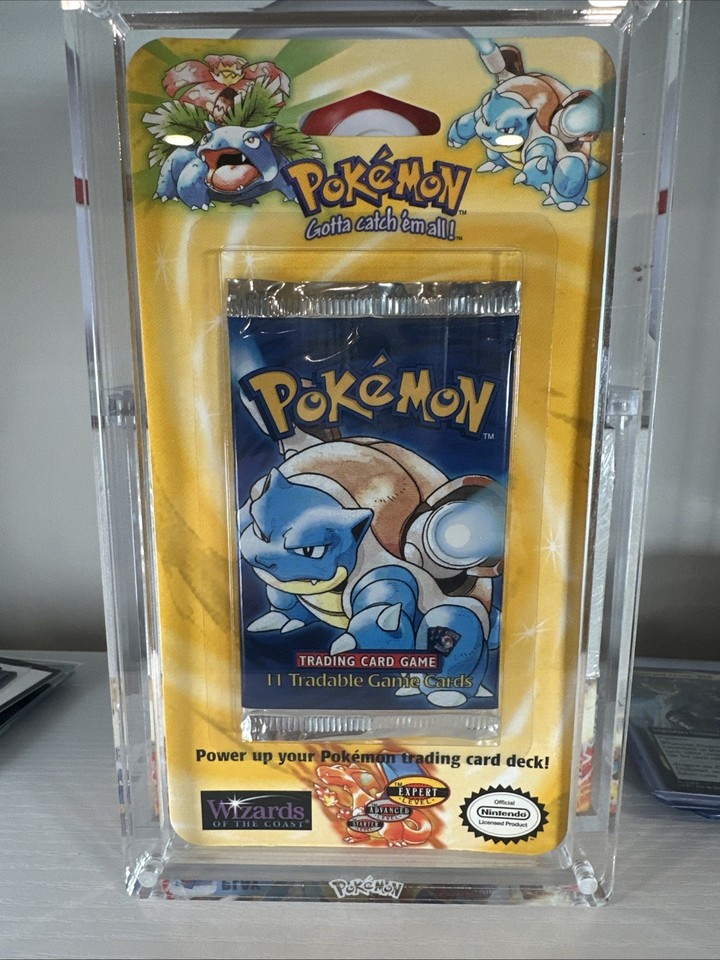 1999 POKEMON BASE SET BLISTER BOOSTER PACK POSSIBLE SHADOWLESS ...
