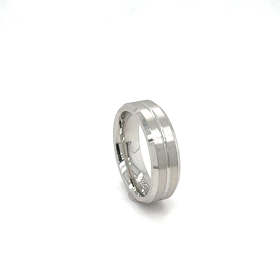 Titanium Engagement Ring, Mens Wedding Ring, Engagement Ring Pure ...