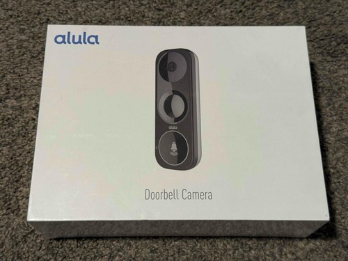 Alula RE703 Video Doorbell Camera HD 180 Degree FOV 2-Way Black Sealed ...