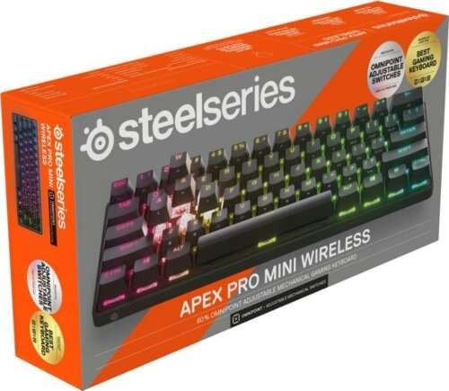SteelSeries - Apex Pro Mini 60% V2 Wireless Mechanical OmniPoint ...