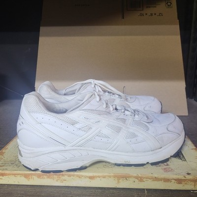 SZ 13 4E Wide Asics Gel-Duomax Speva Tech White Mens Shoes Running ...