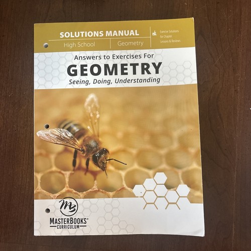 Master Books Harold Jacobs Geometry Solutions Manual Teacher Guide | eBay