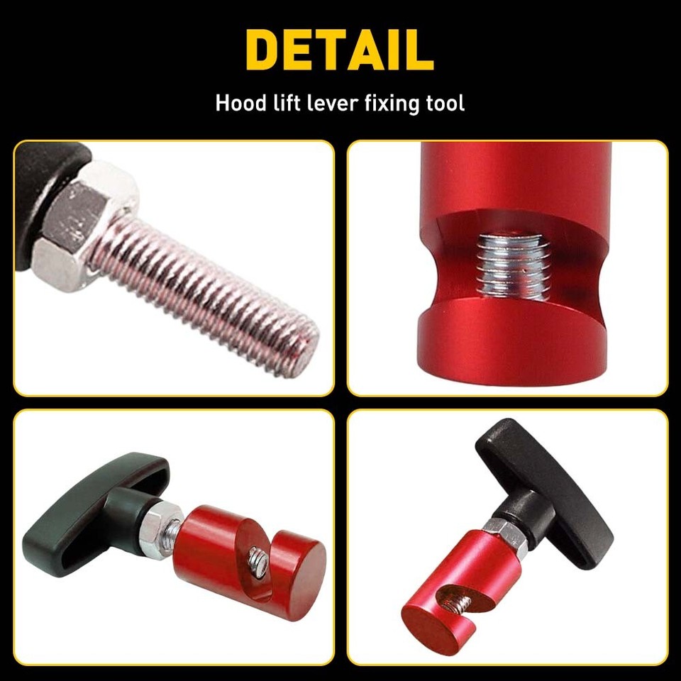 Car Engine Hood Lift Rod Support Clamp Shock Prop Strut Stopper ...