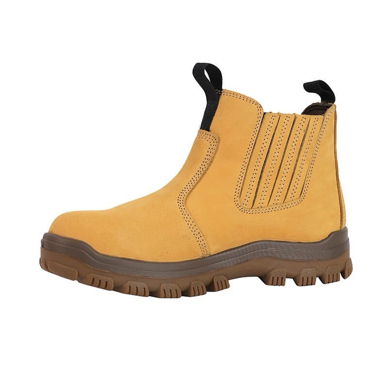Men's Steel Toe Chelsea Work Boots with Insoles Non Slip & Oil ...