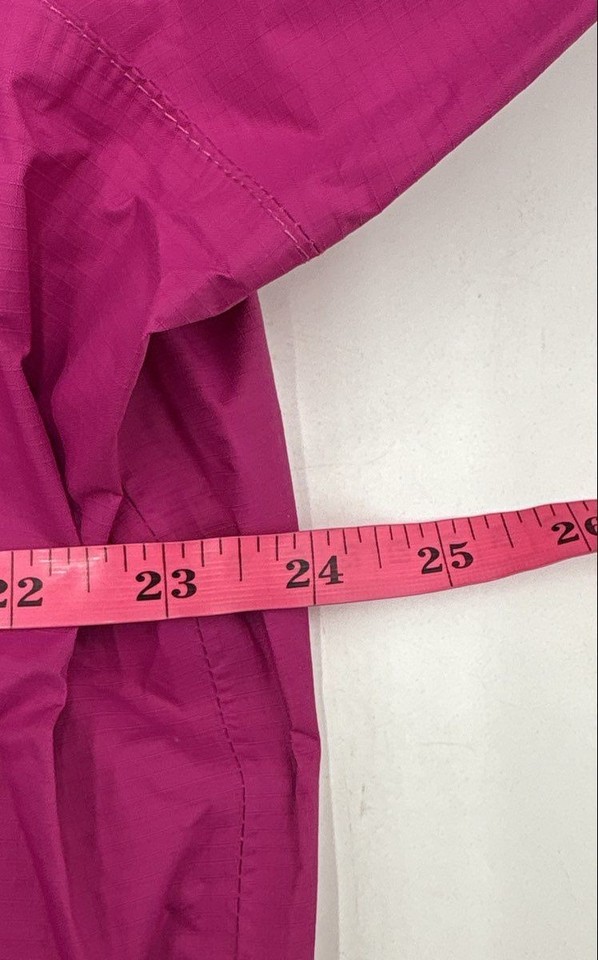 L.L. Bean Women's Pink Long Sleeve Hooded Full-Zip Rain Jacket Size 2X ...