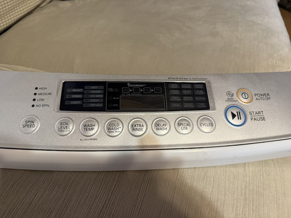 LG Washing Machine Control Panel. Model # WT1201CW | eBay