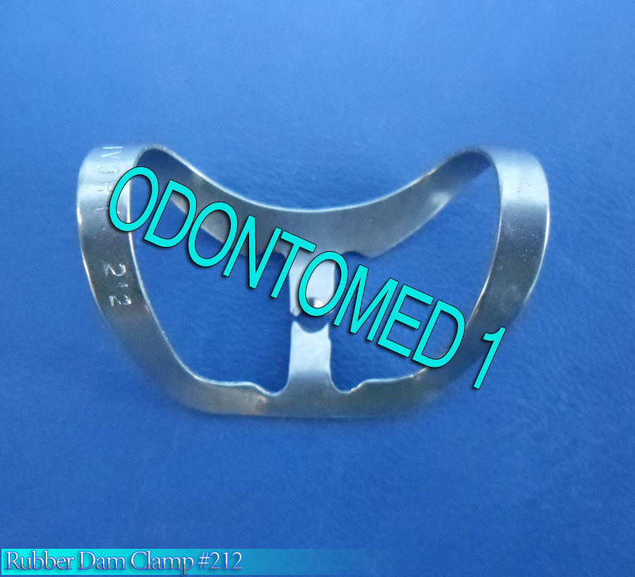 Endodontic Rubber Dam Clamp #212 Surgical Dental Instruments | eBay
