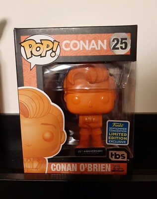 Funko Pop #25 Conan O'Brien 25th Anniversary (2019 Conv. Exclusive) NEW ...