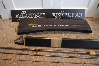 DRENNAN MK3 TENCH FLOAT ROD 12FT 9" NEW WITH TUBE COARSE FISHING TACKLE ...