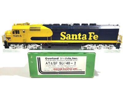 Overland OMI AT&SF EMD SDF40-2 Atchison Santa Fe #5264 HO Brass #5887.1 ...