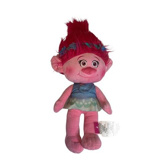 Trolls Princess Poppy Doll Plush Dreamworks Pink Stuffed Toy Movie 2016 ...