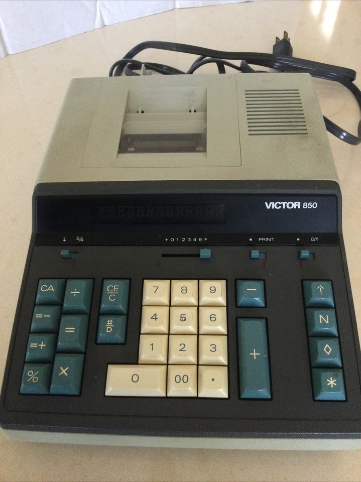 Victor Calculator. Model 850. | eBay