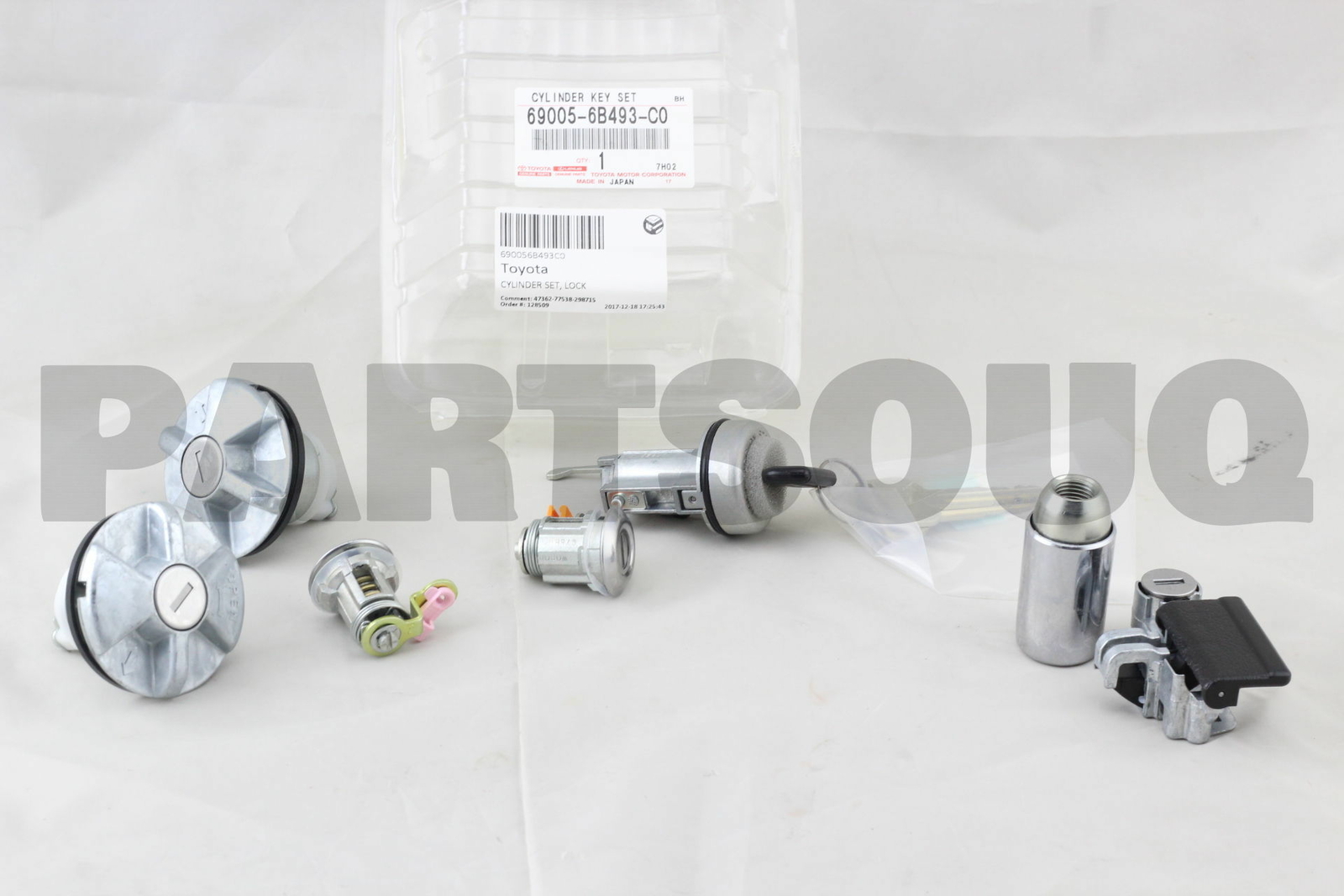 690056B493C0 Genuine Toyota CYLINDER SET, LOCK 69005-6B493-C0 | eBay