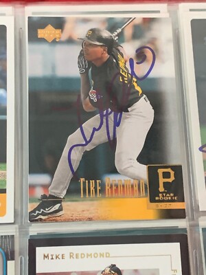 TIKE REDMAN AUTOGRAPHED SIGNED 2001 UPPER DECK CARD PIRATES COA | eBay