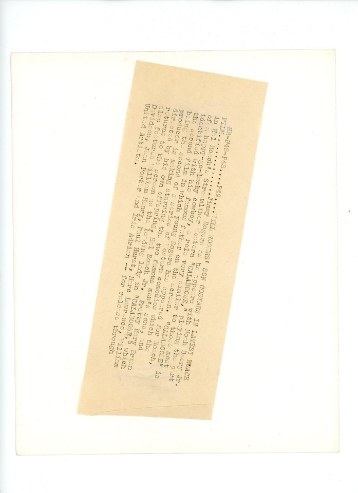 Vintage 8x10 Photo Calaboose (1943 film) Jimmy Rogers, Mary Brian Noah ...