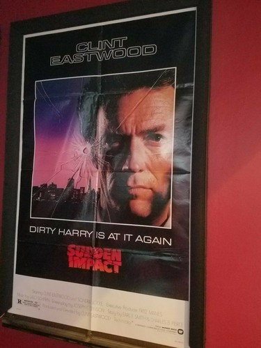 Vintage 'Sudden Impact' Movie Poster *Clint Eastwood 1983* | eBay