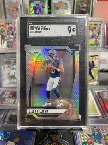 2024 Panini Prizm Caleb Williams Silver Prizm RC Rookie Card #301 SGC 9 ...