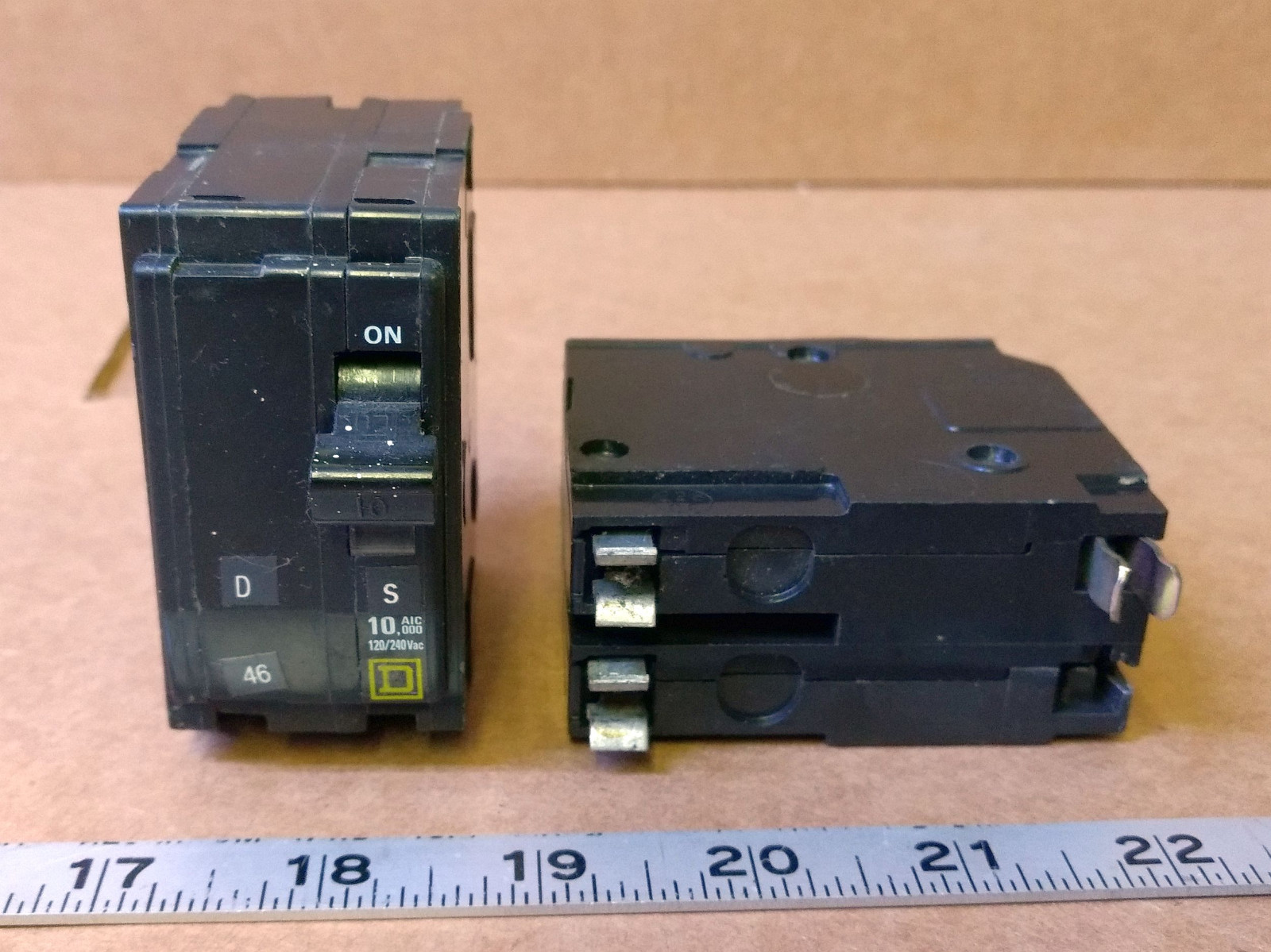 2 USED SQUARE D QO MJ-5290 CIRCUIT BREAKERS 2P 10A ***MAKE OFFER*** | eBay