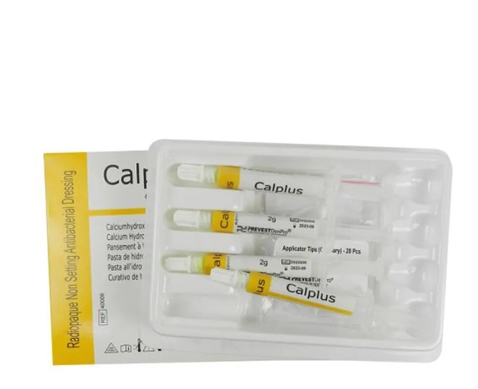 PREVEST DENPRO CAL PLUS CALCIUM HYDROXIDE PASTE WITH IODOFORM (4x2g ...