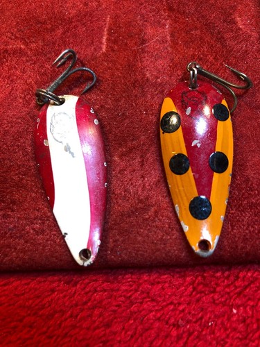 2 Vintage Dardevle Spoon Spinnie Fishing Lure | eBay