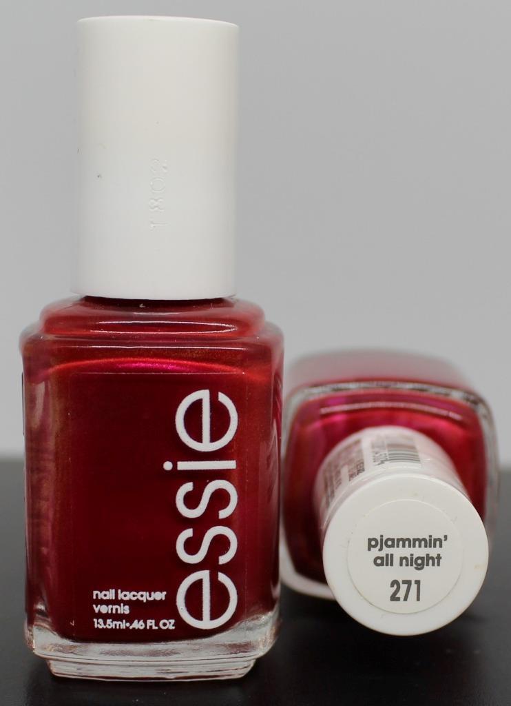 Essie Nail Lacquer # 271 Pjammin' All Night (Berry Red ) FSB Free S&H ...