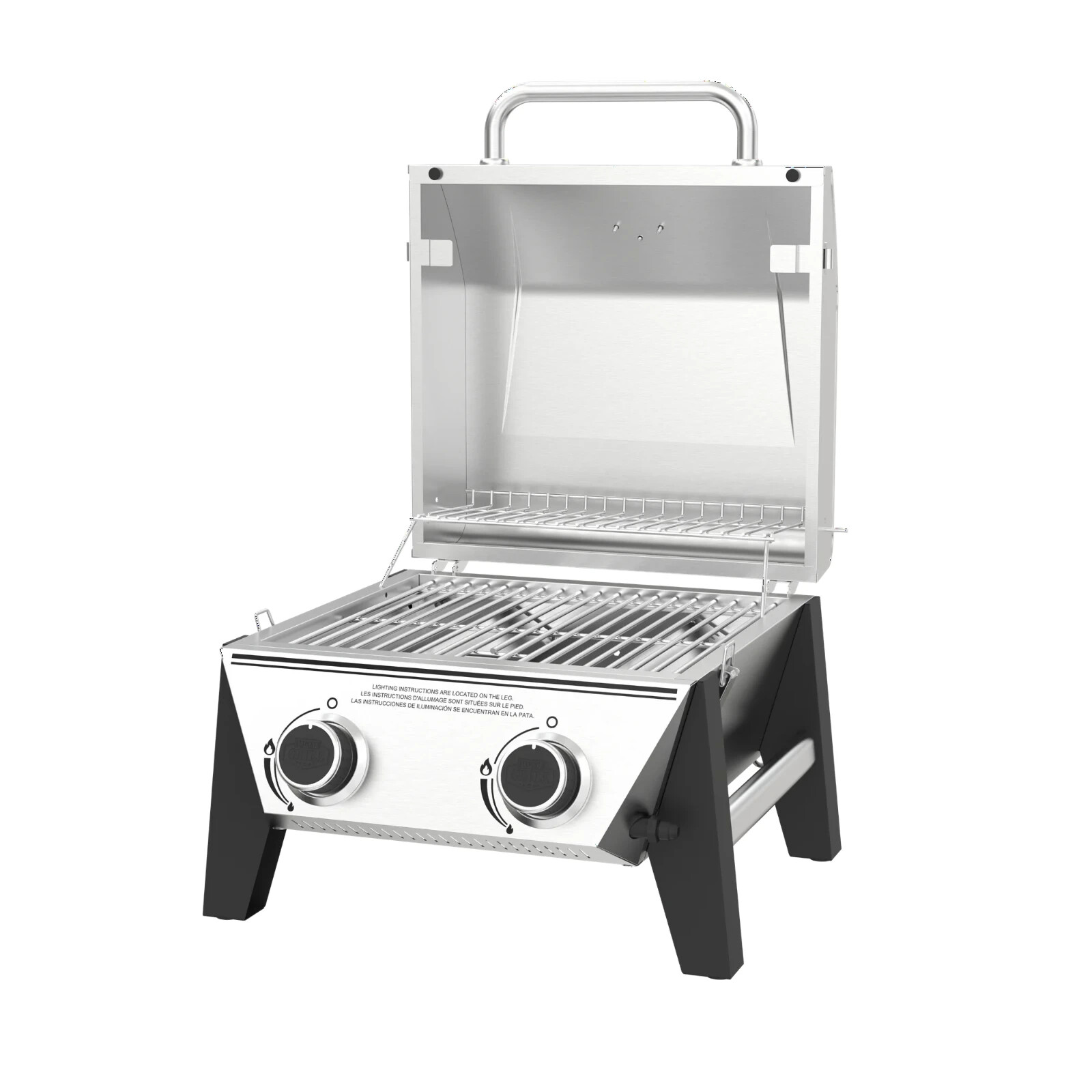 Expert Grill 2-Burner Tabletop Gas Grill, Stainless Steel | eBay