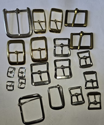 Mix Lot 20 Buckles DIY Leather Bag Belt Making Crafts Mixed Sizes | eBay