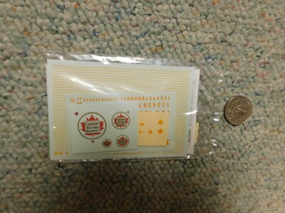 Walthers decals HO Diesel Freight Passenger 30-91 Canadian National ...