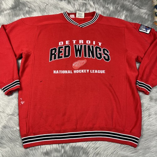 Vintage 90s LEE Detroit Red Wings Hockey NHL Sweater | eBay